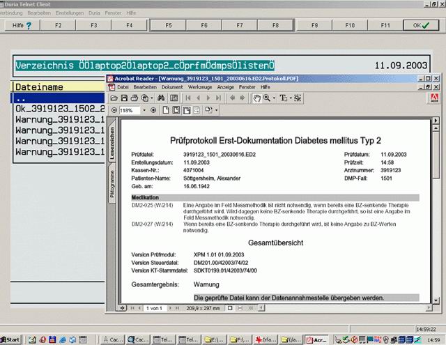 Duria eG - Das Programm - DMP Diabetes Mellitus Typ 2